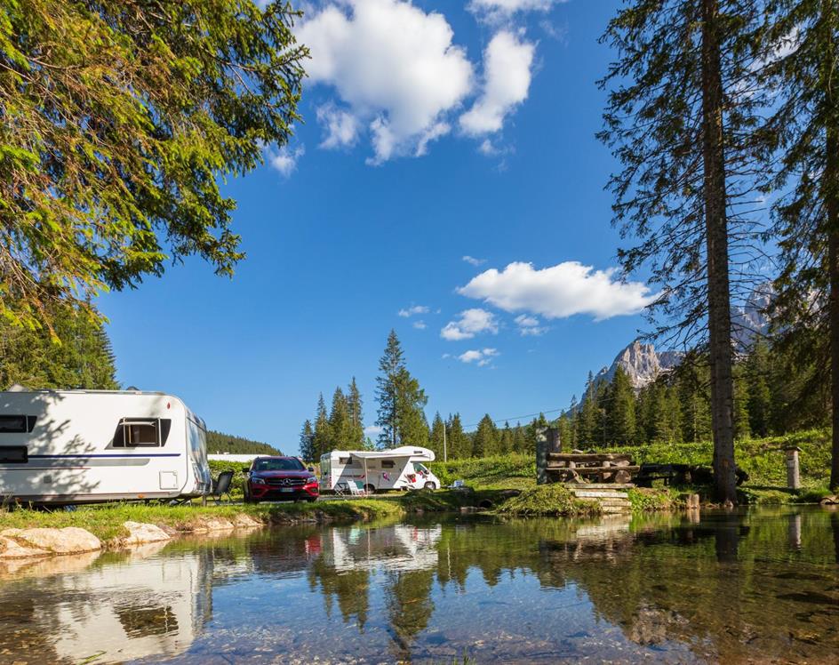 5 Sterne Camping in Sexten/Südtirol: Caravan Park