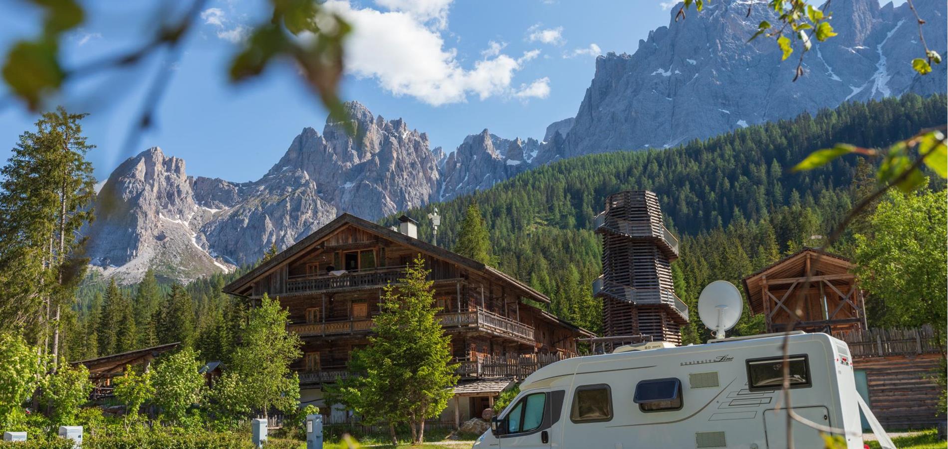 Campingplatz in den Dolomiten, Pustertal | Caravan Park